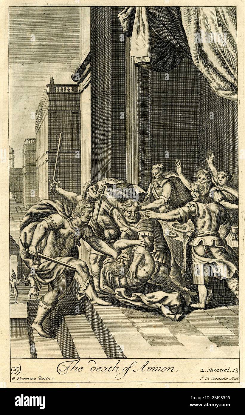 The death of Amnon - 2 Samuel 13 Stock Photo - Alamy