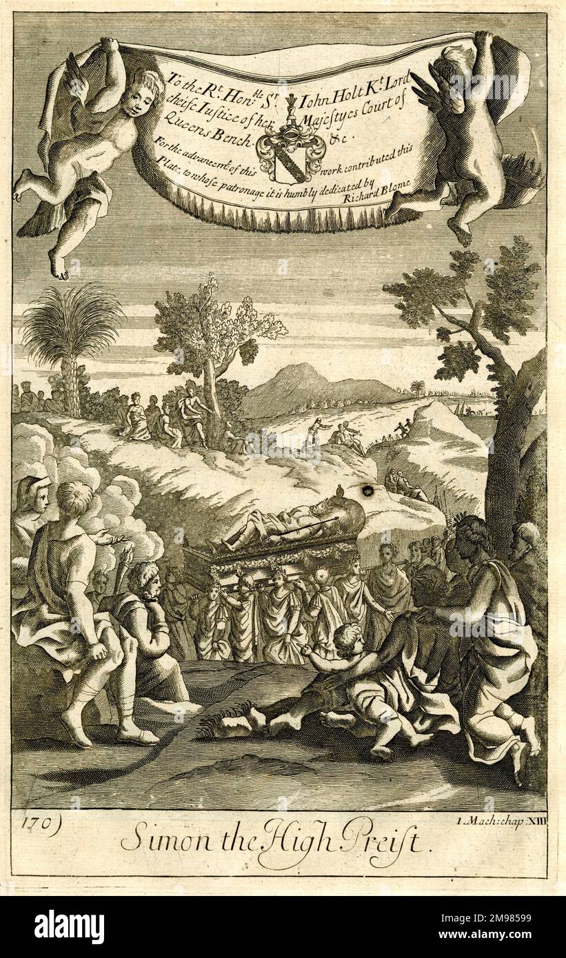 Simon the High Priest - 1 Maccabees 13 Stock Photo - Alamy