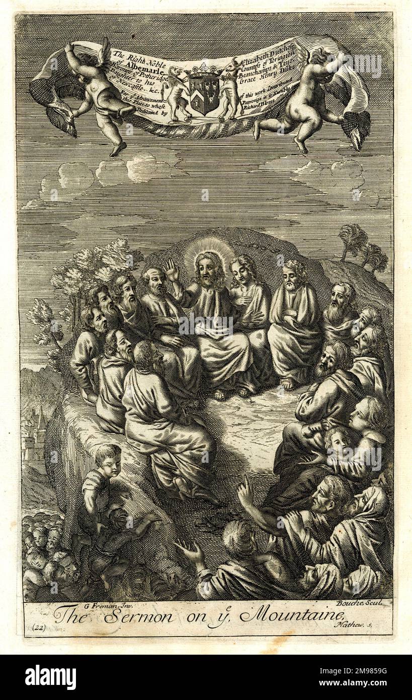 The Sermon on the Mount - Matthew 5 Stock Photo - Alamy