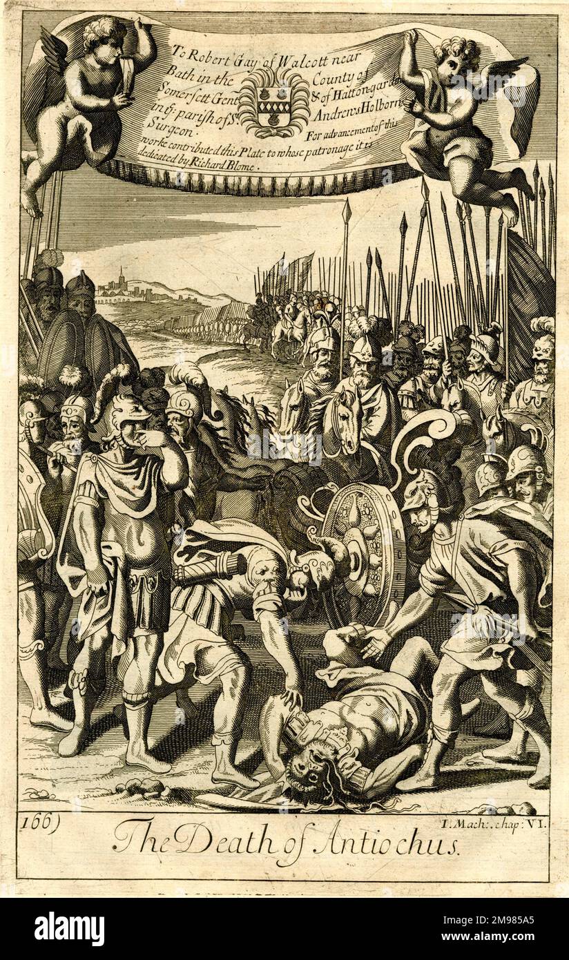 The Death of Antiochus - 1 Maccabees 6 Stock Photo - Alamy