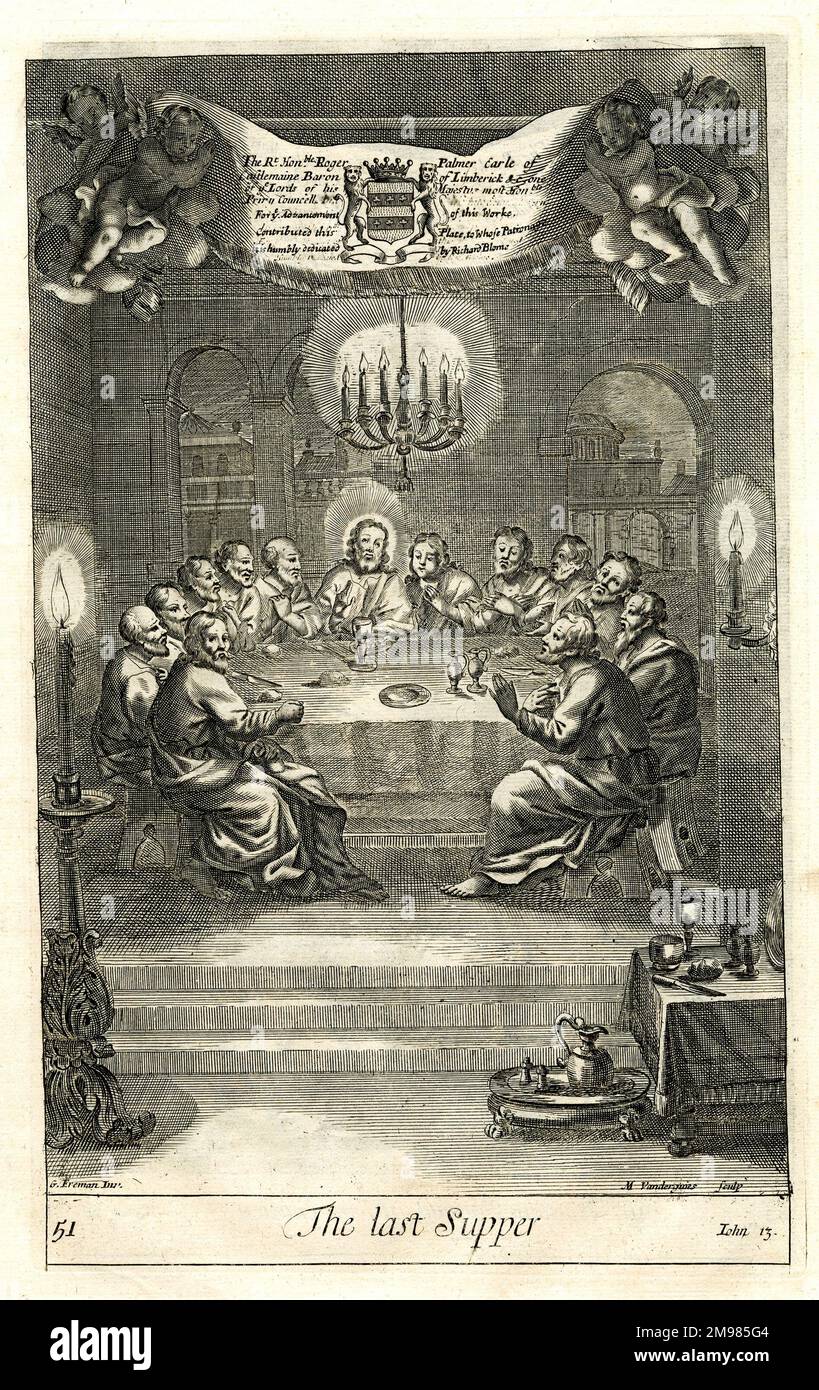 The Last Supper - John 13 Stock Photo - Alamy