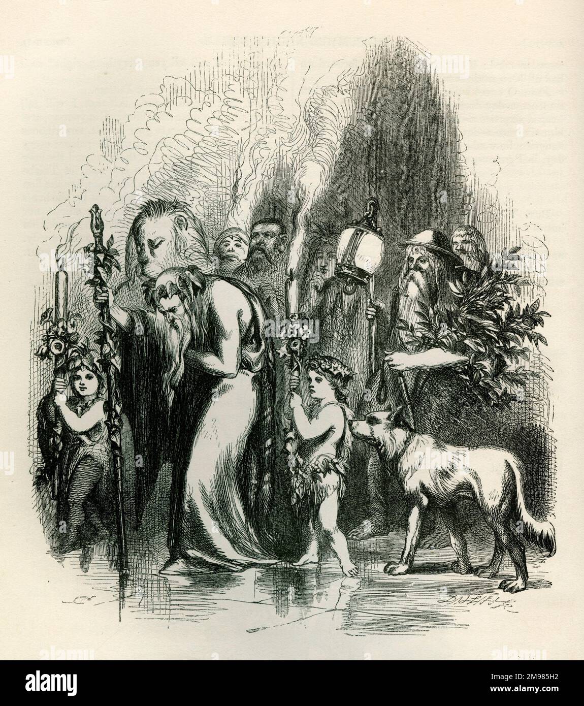 A Midsummer Night's Dream - the mechanicals perform their play Stock ...
