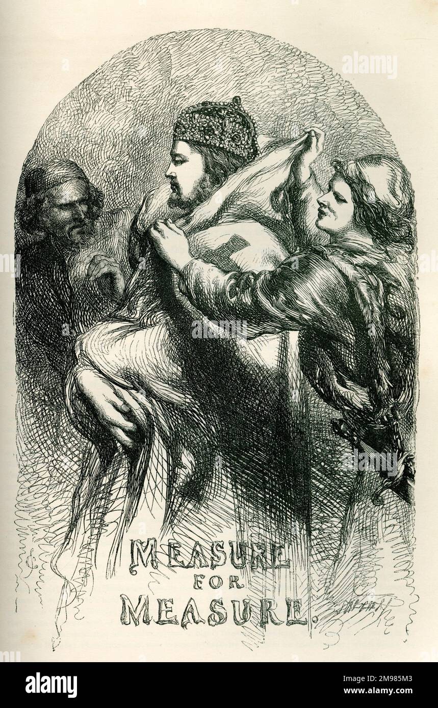 Measure for Measure - title page - Duke Vincentio disguised as Friar ...