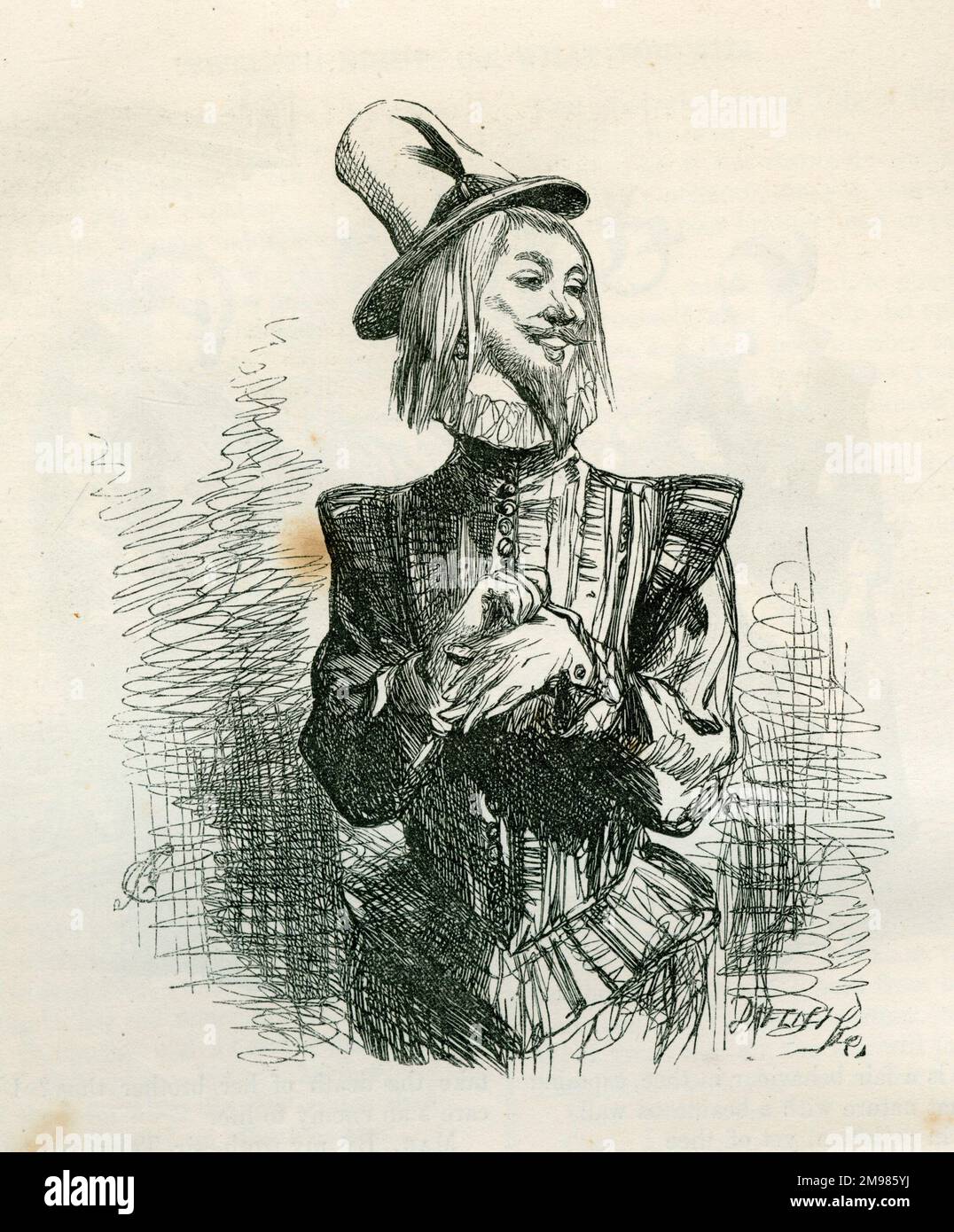 Twelfth Night - Sir Andrew Aguecheek Stock Photo - Alamy