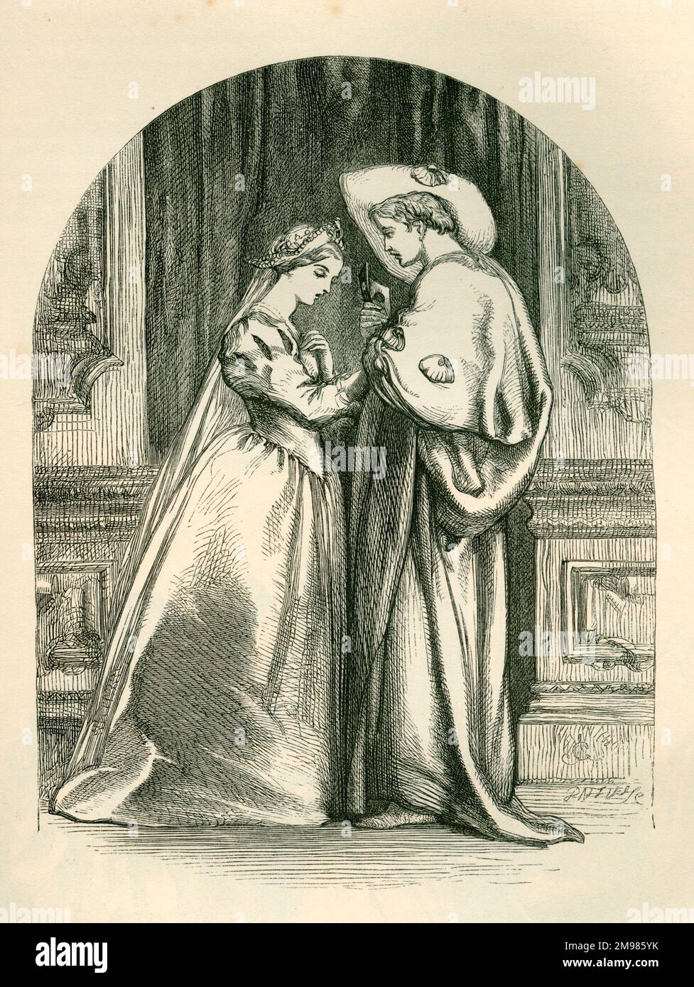 Romeo and Juliet - they meet for the first time at the Capulet ball ...