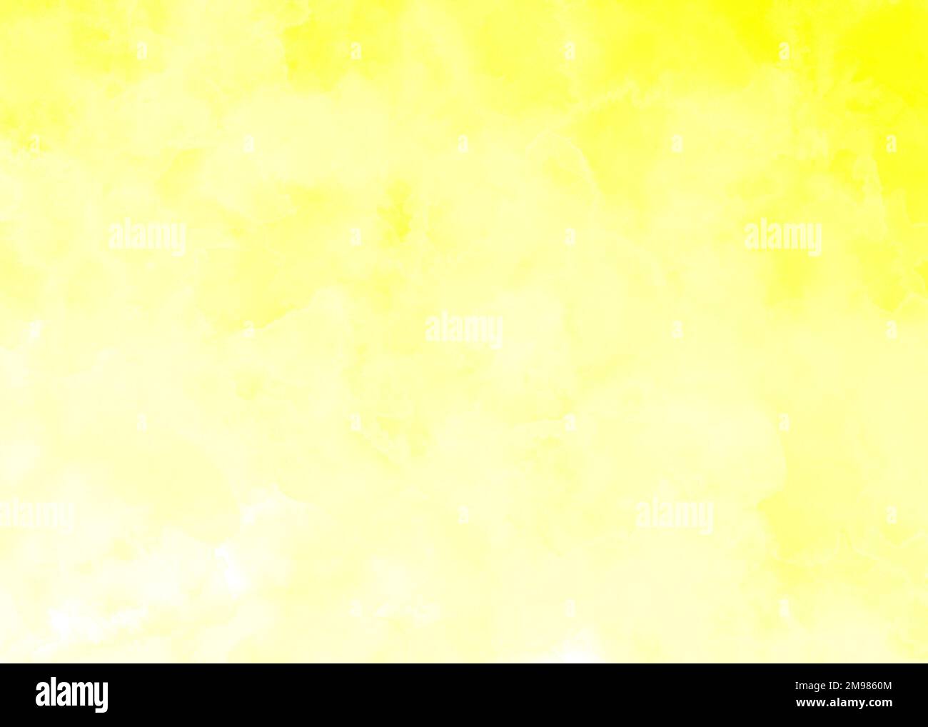 Yellow watercolor texture background Stock Photo - Alamy