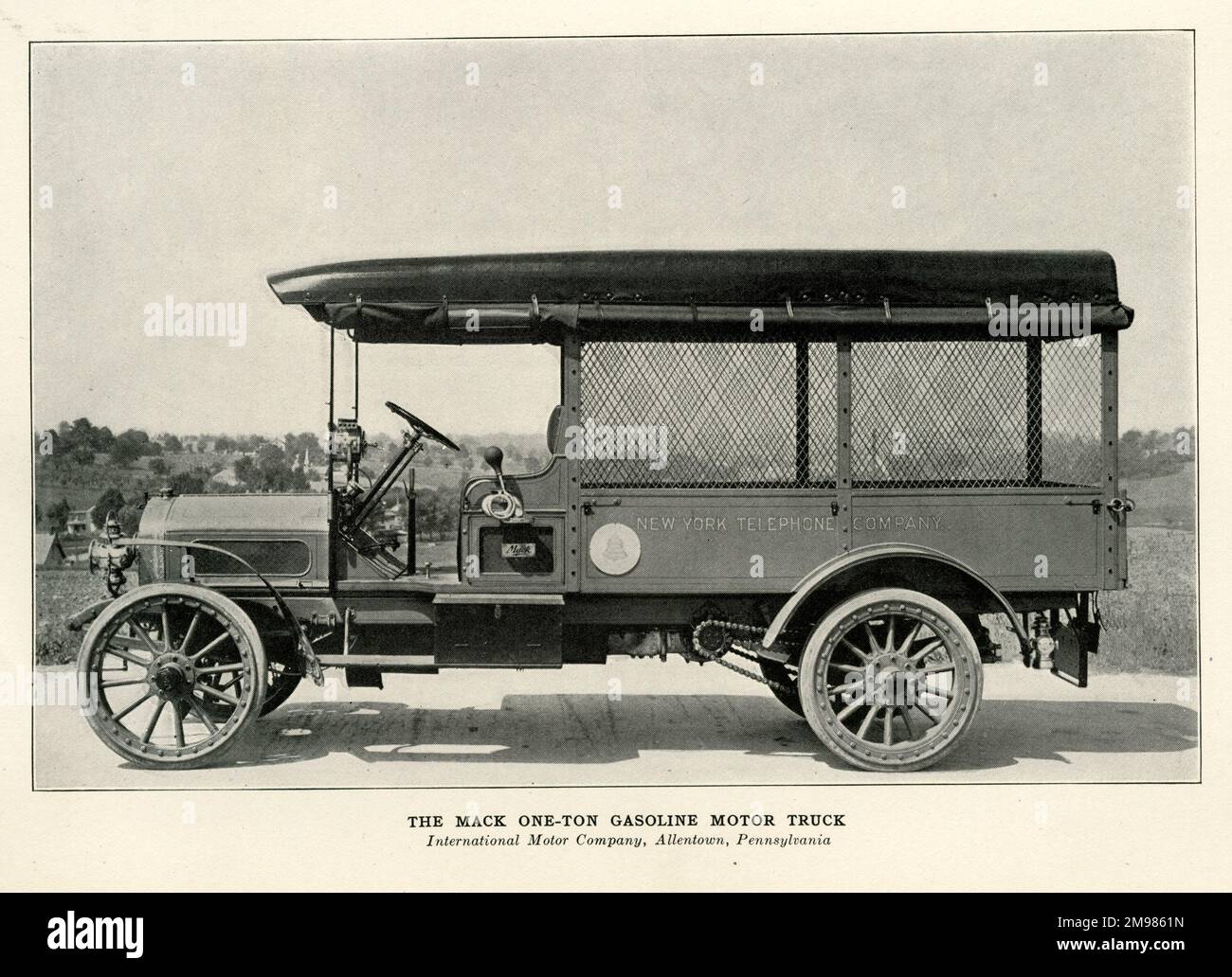 The Mack One-Ton Gasoline Motor Truck, International Motor Company ...