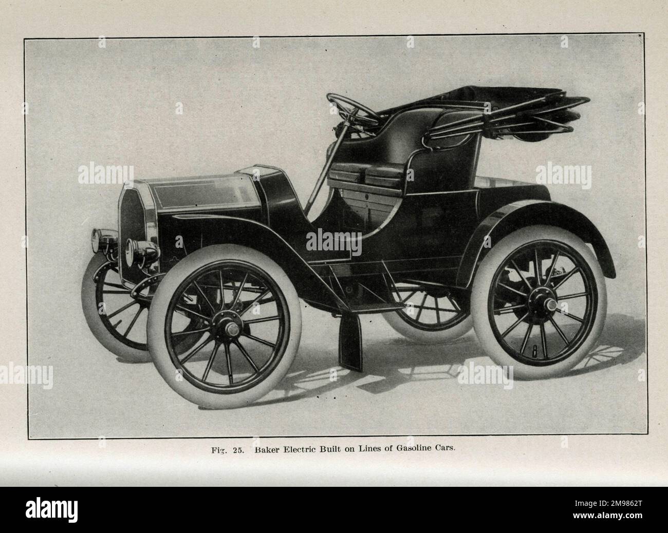 Baker Electric built on lines of gasoline cars Stock Photo - Alamy