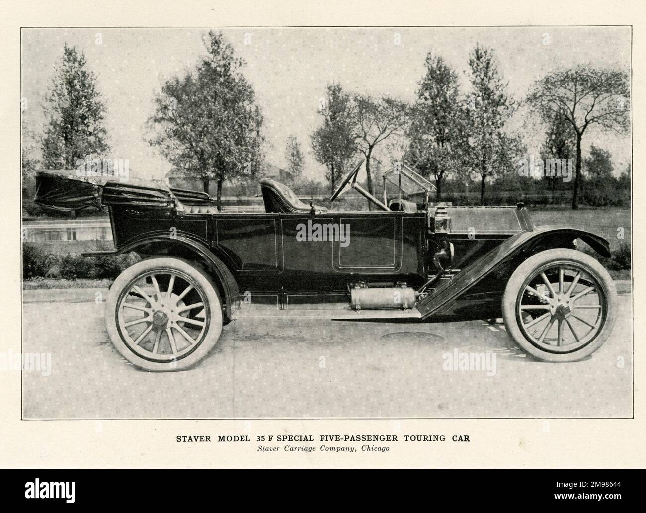 Staver Model 35 F Special Five-Passenger Touring Car, Staver Carriage ...