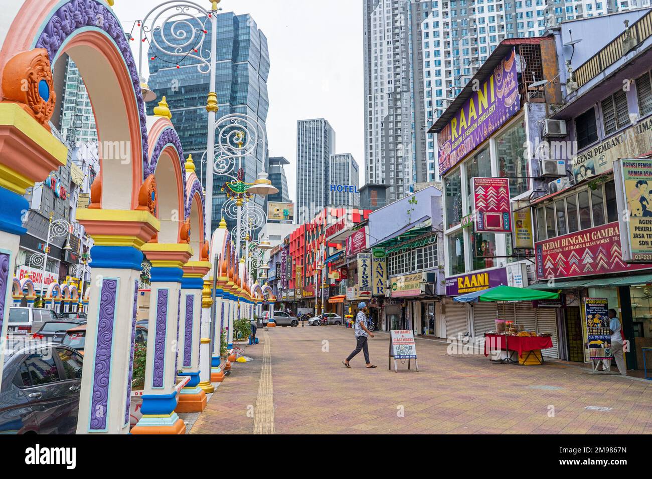 Kuala Lumpur, Malaysia - December 15th, 2022 - Vibrant Brickfields is ...