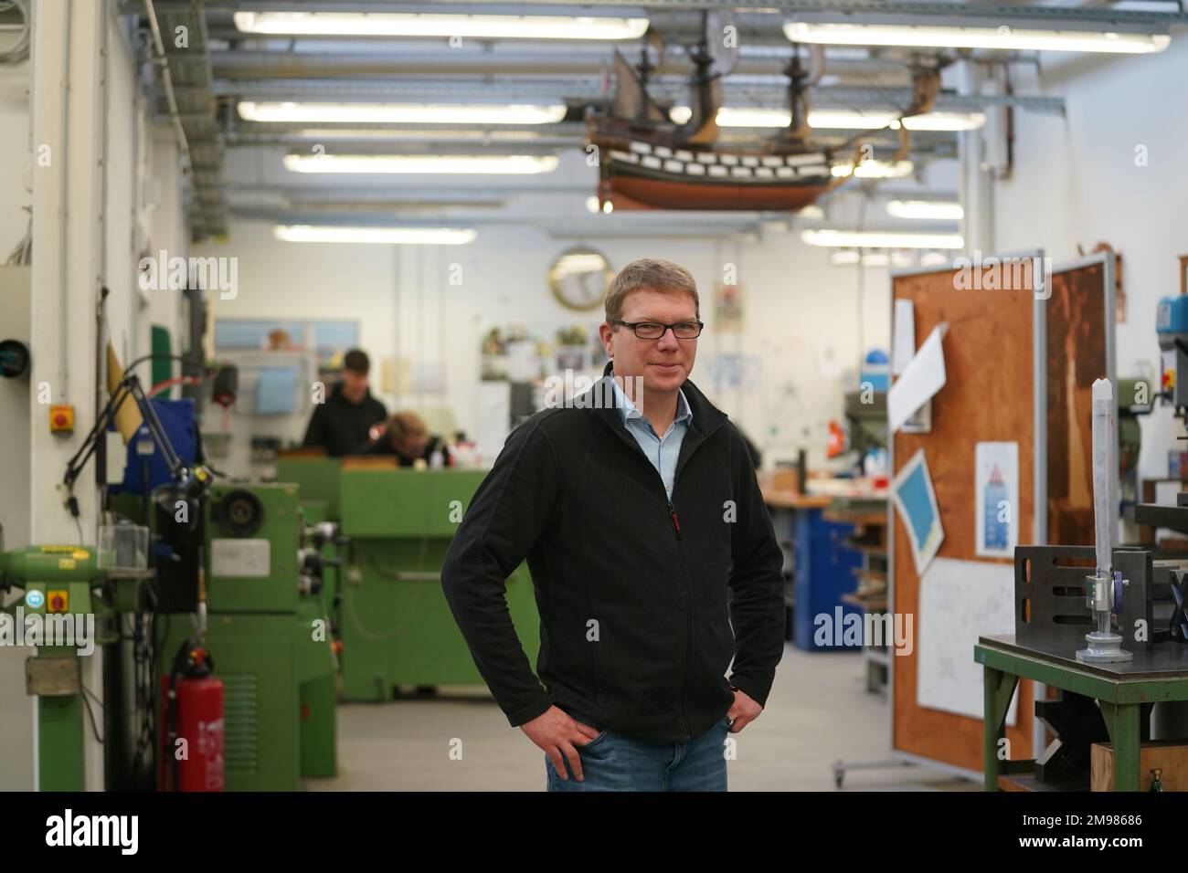 17 January 2023, Hamburg: Thomas Diercks, engineer and head of the ...