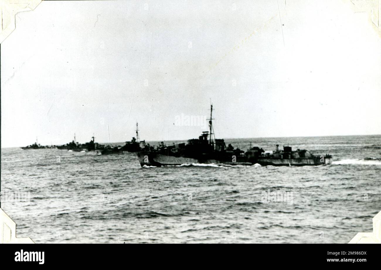HMS Venus, Scapa Flow, WW2 Stock Photo - Alamy