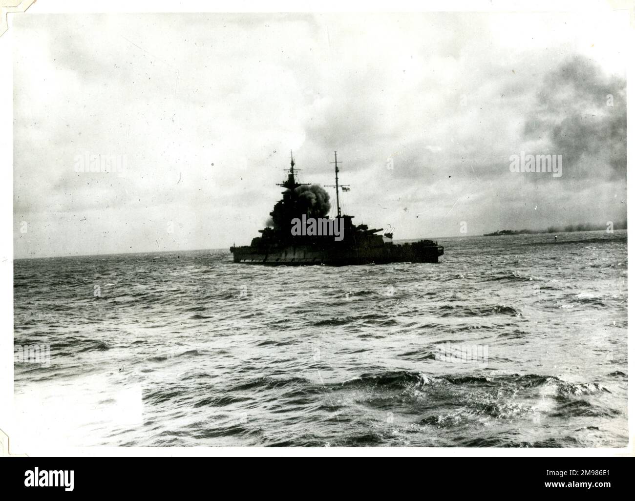 D-Day, HMS Ramillies, June 1944 Stock Photo - Alamy