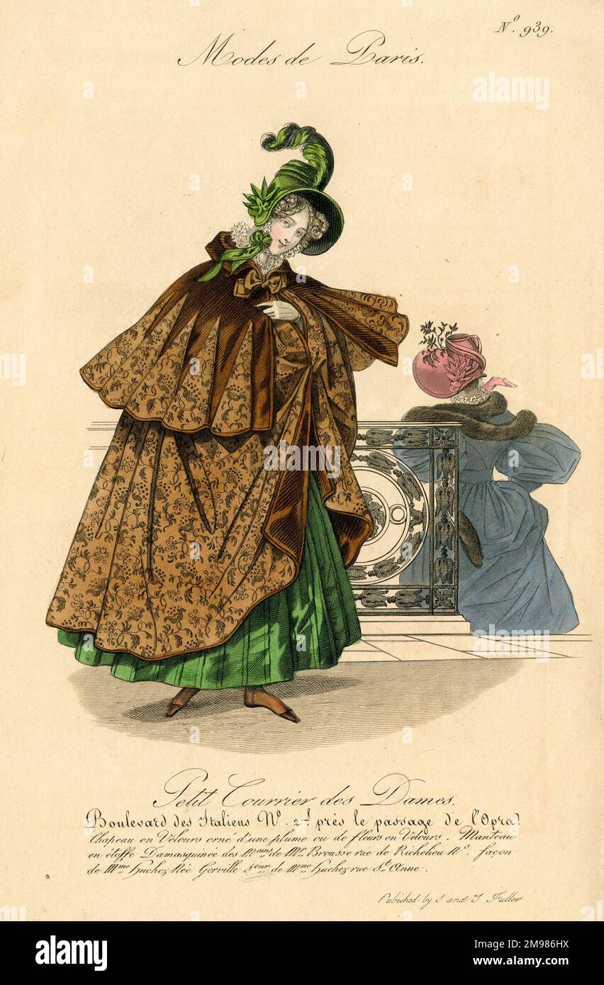 Fashion plate paris dress hi-res stock photography and images - Alamy