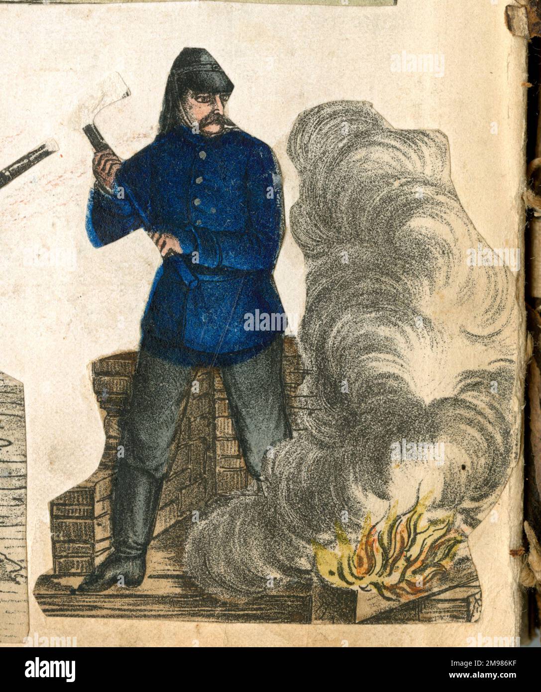 Fire fighting 19th century hi-res stock photography and images - Alamy