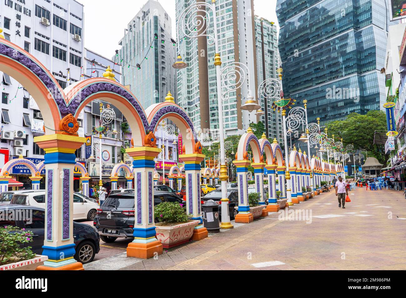 Kuala Lumpur, Malaysia - December 15th, 2022 - Vibrant Brickfields is ...