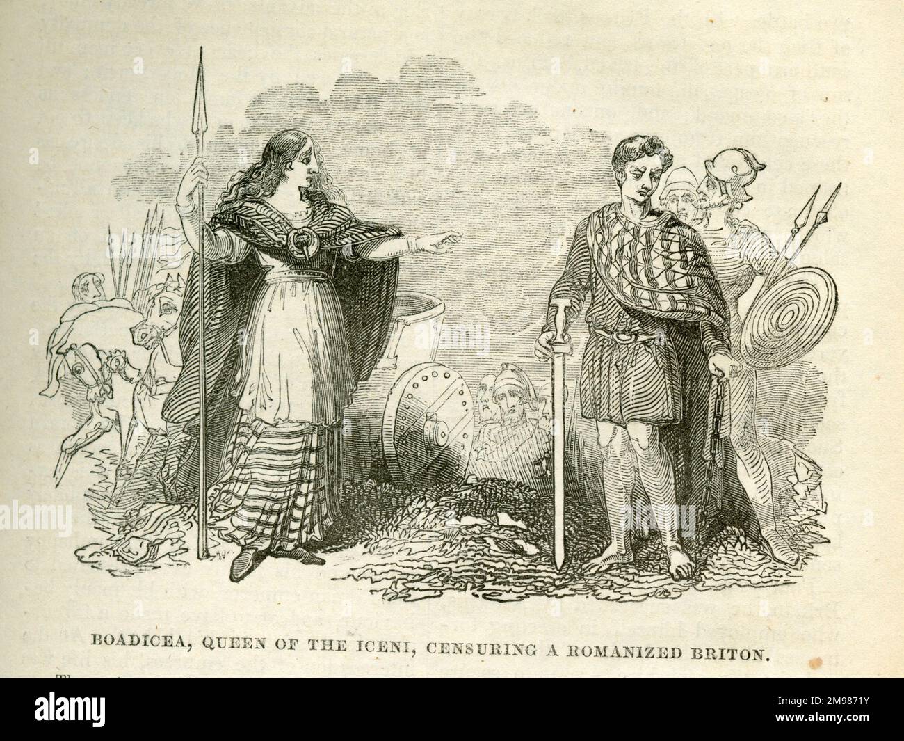 Queen boudicca chariot hi-res stock photography and images - Alamy