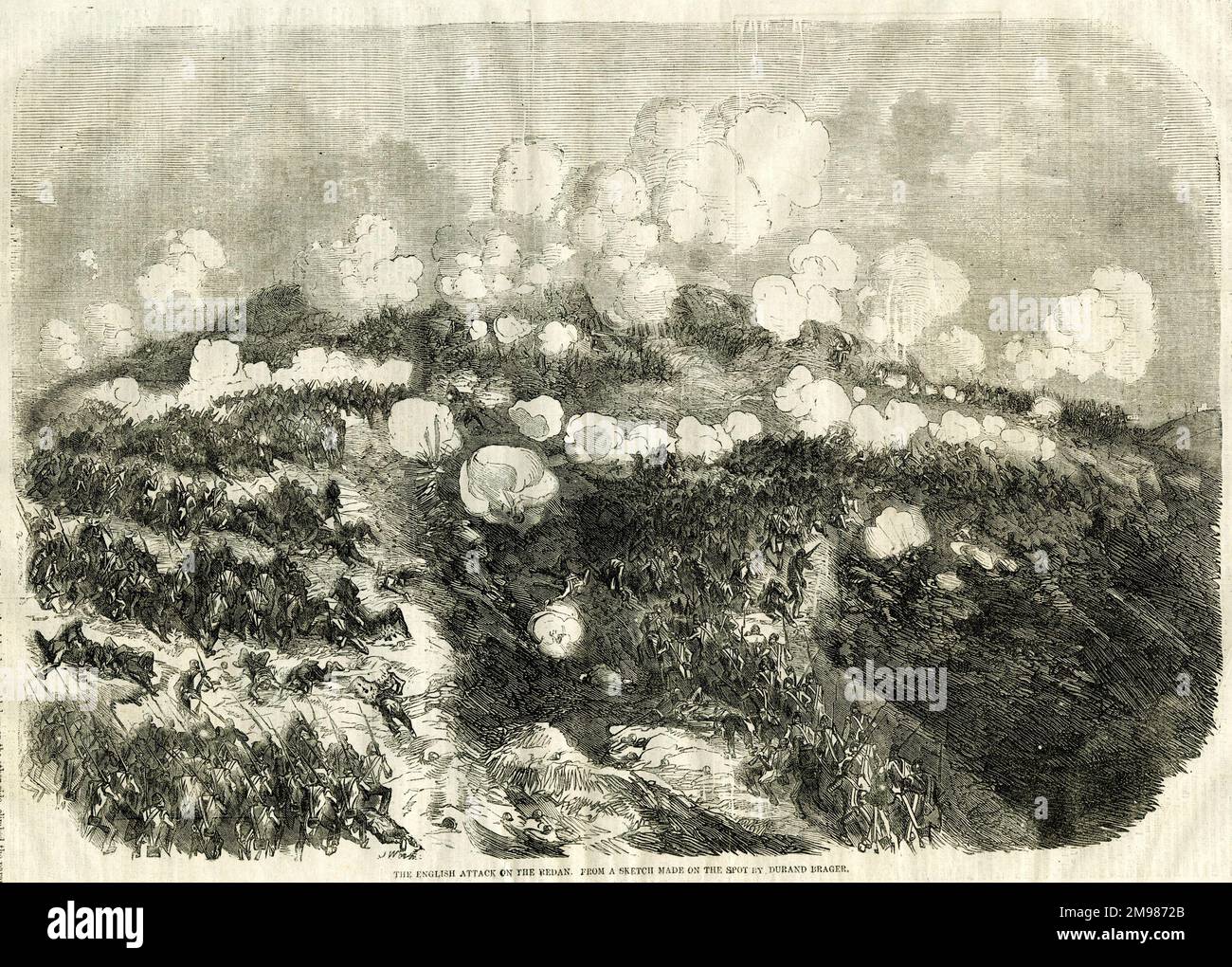 Crimean War -- the English attack on the Redan Stock Photo - Alamy