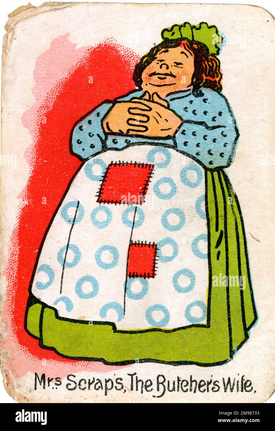 Chad Valley, The Round Game of Happy Families, Mrs Scraps the Butcher's ...