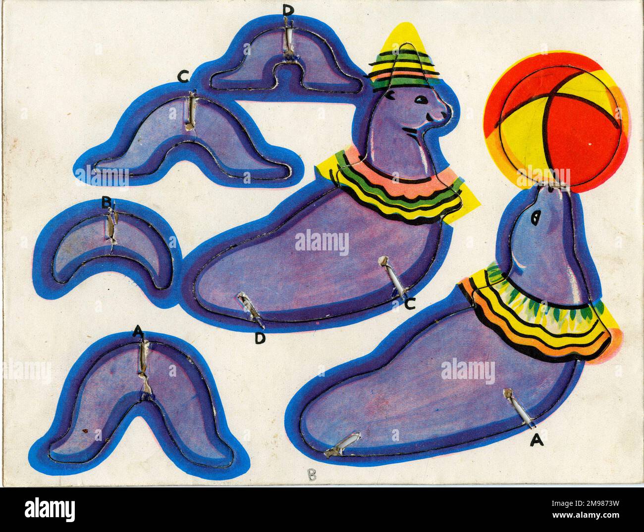 Circus Cut-Out Favourites - Seal Stock Photo - Alamy