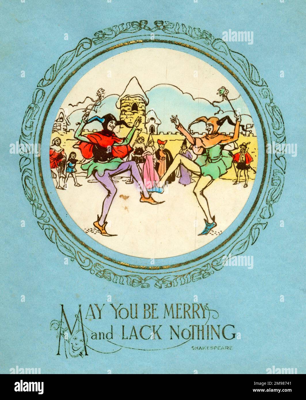 Christmas Card - May you be merry and lack nothing (based on a ...