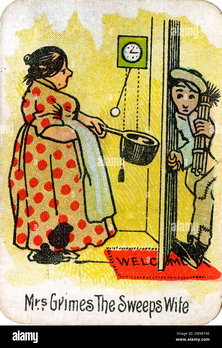 Chad Valley, The Round Game of Happy Families, Mrs Grimes the Sweep's ...