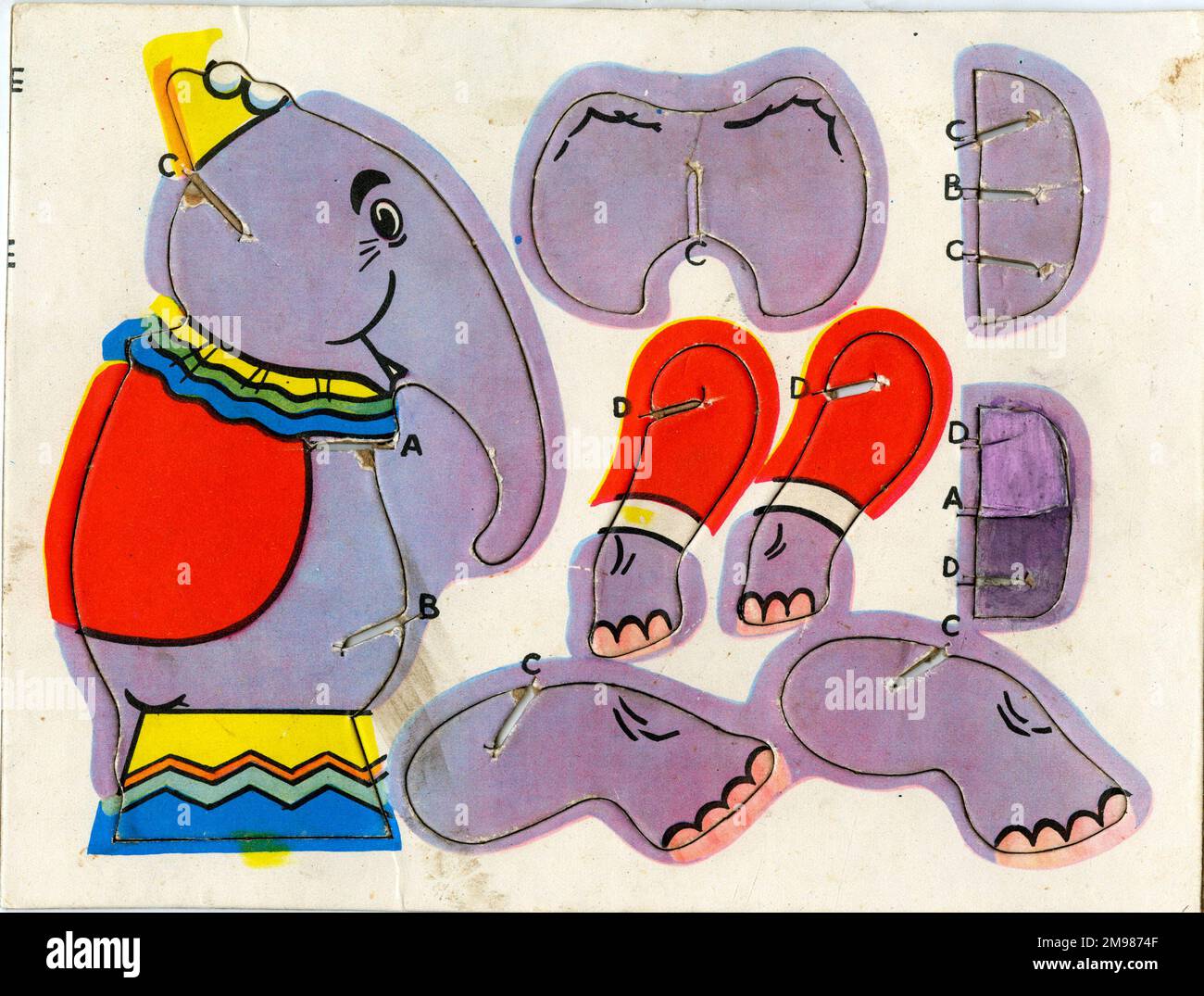 Printable Circus Elephant