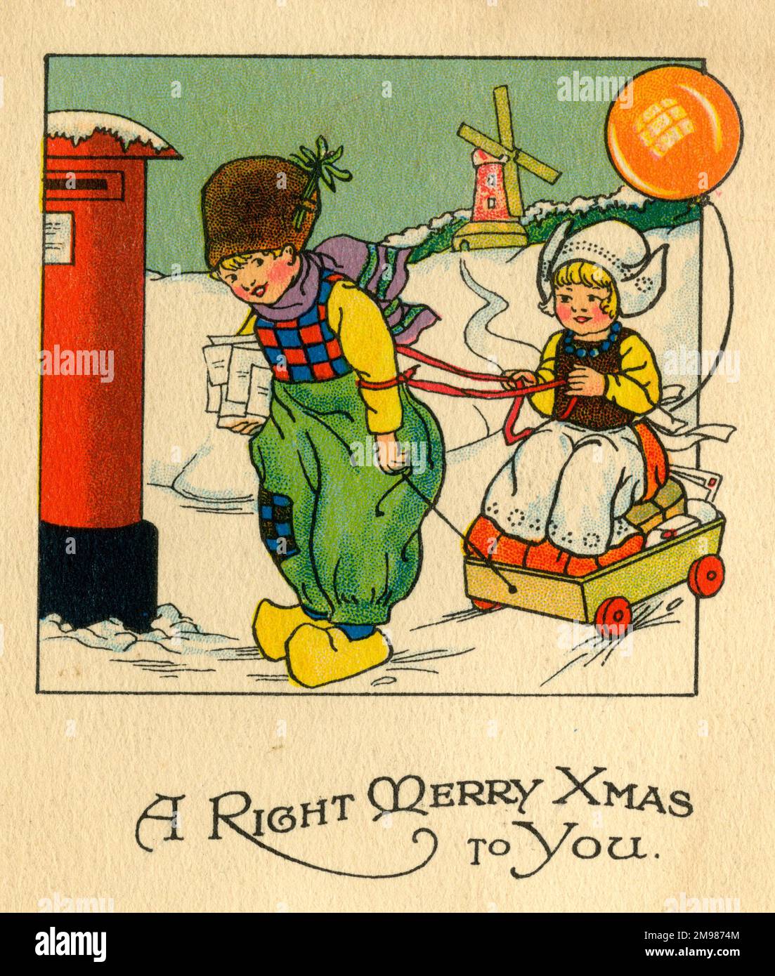 Children posting cards hi-res stock photography and images - Alamy