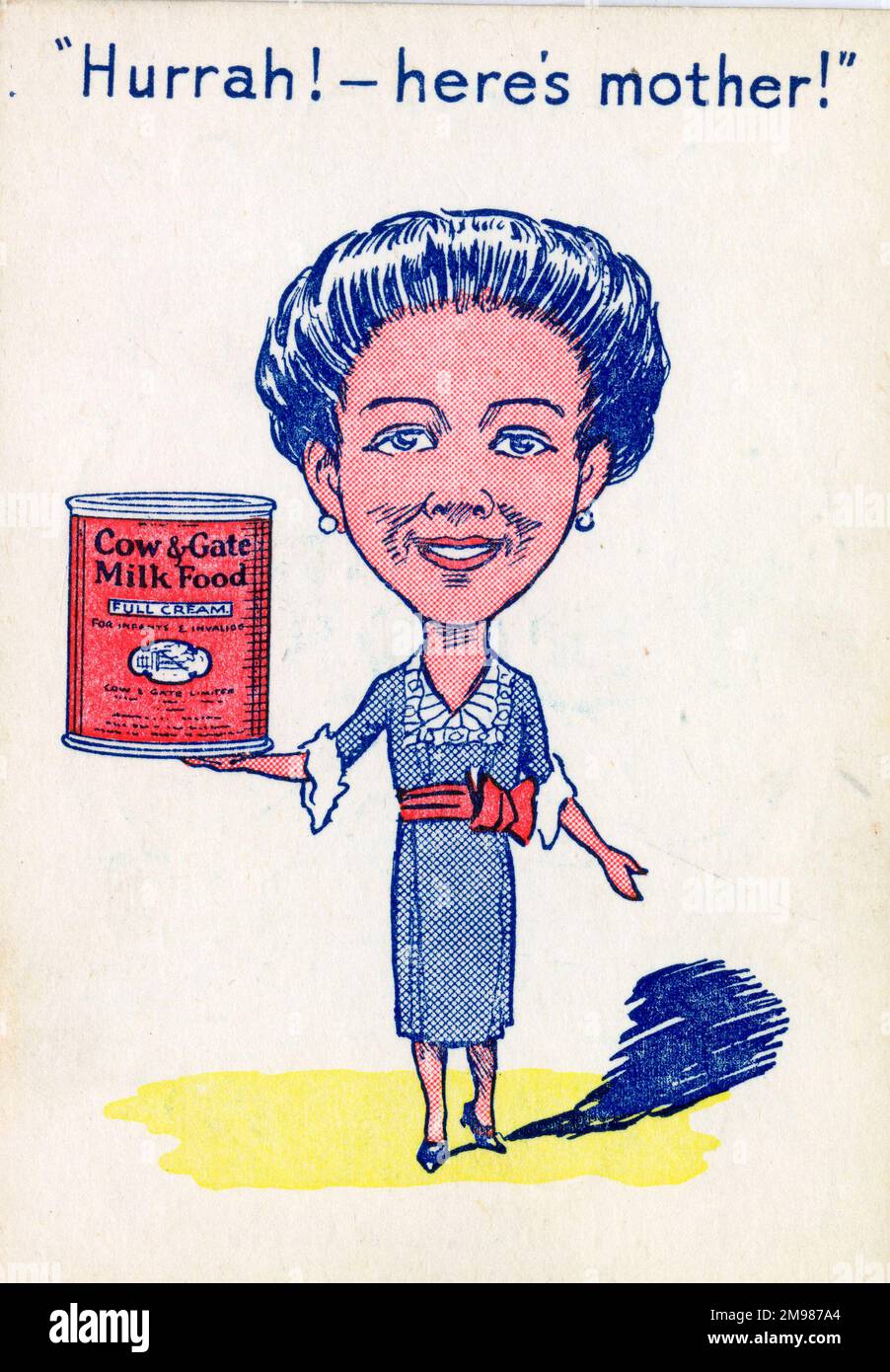 Cow & Gate Snap - Hurrah - here's mother! Stock Photo - Alamy