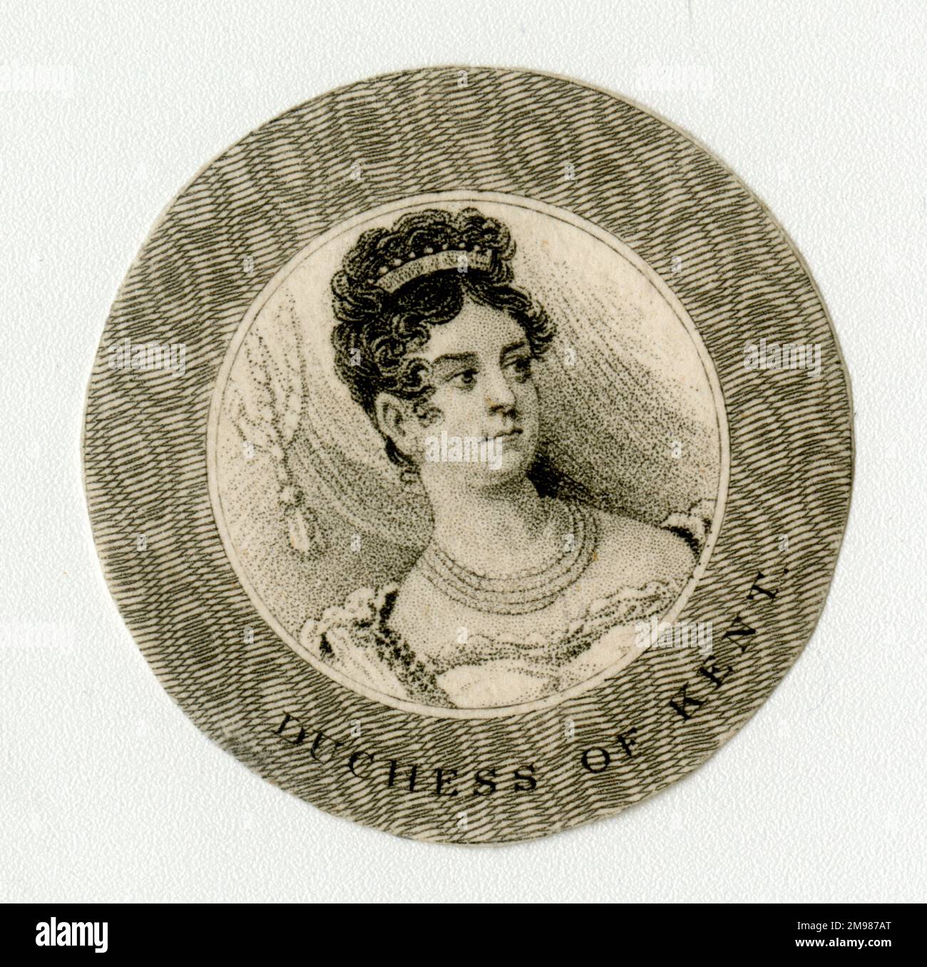 Victoria Maria Louise, Duchess of Kent (1786-1861), wife of Duke Edward ...