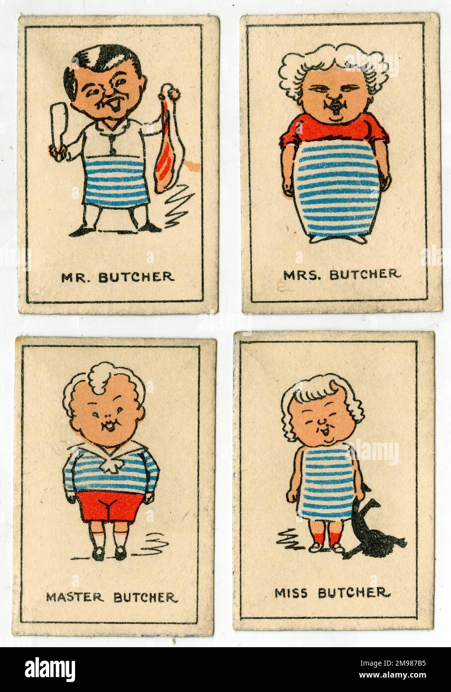 Family butcher hi-res stock photography and images - Alamy