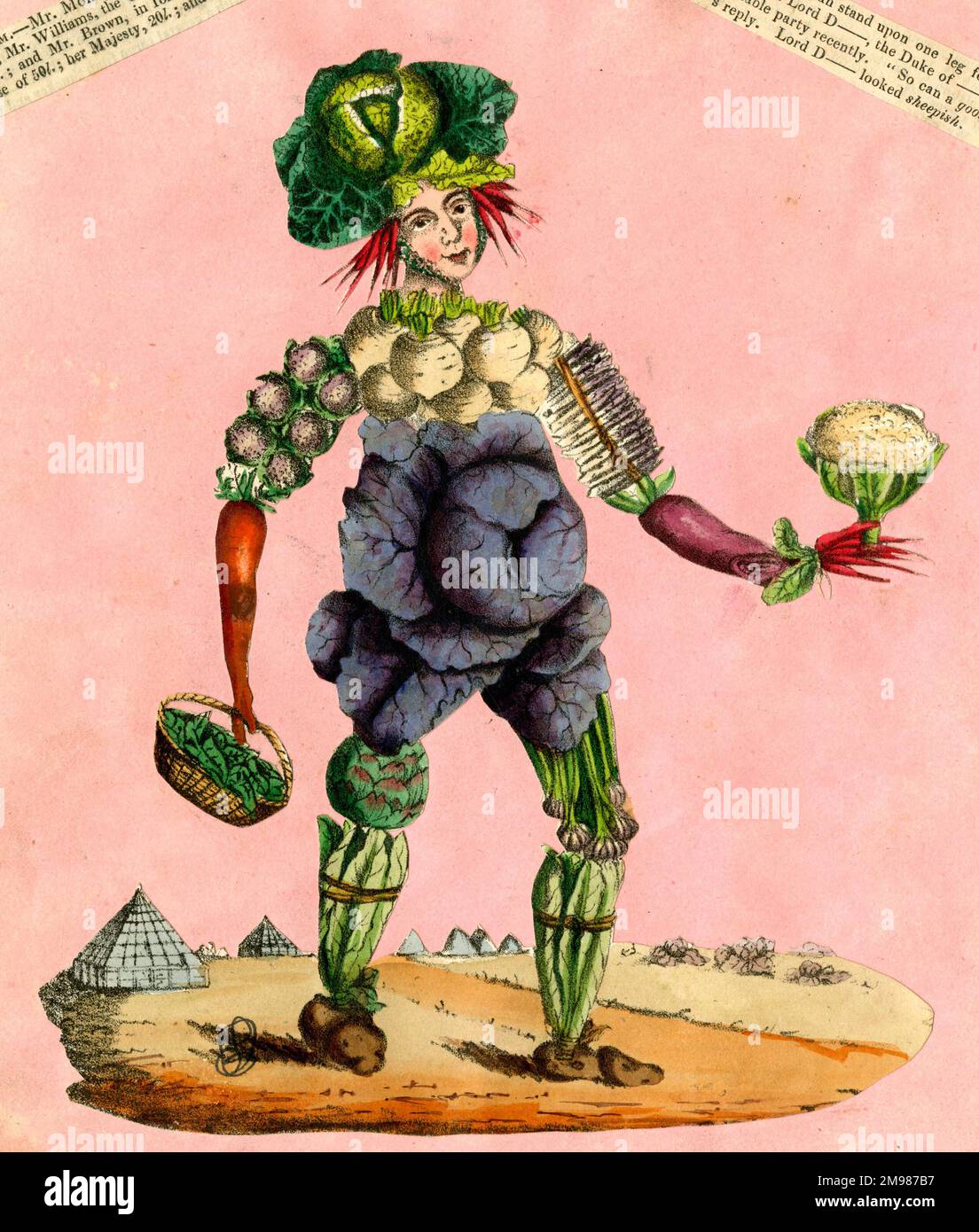 Human vegetable figure Stock Photo - Alamy