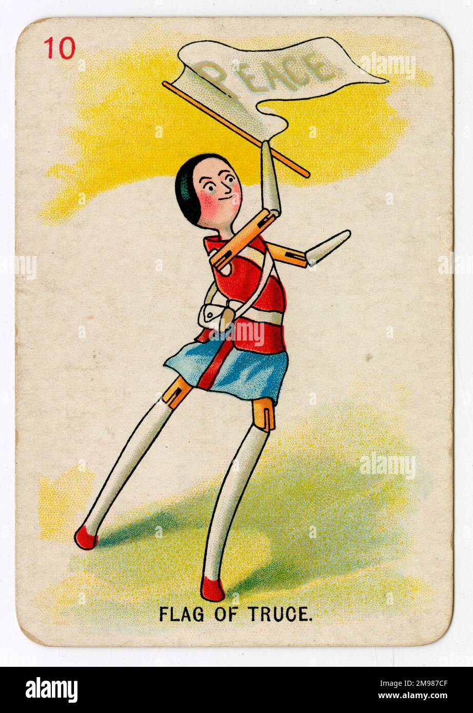 Truce Flag And Olive Branch