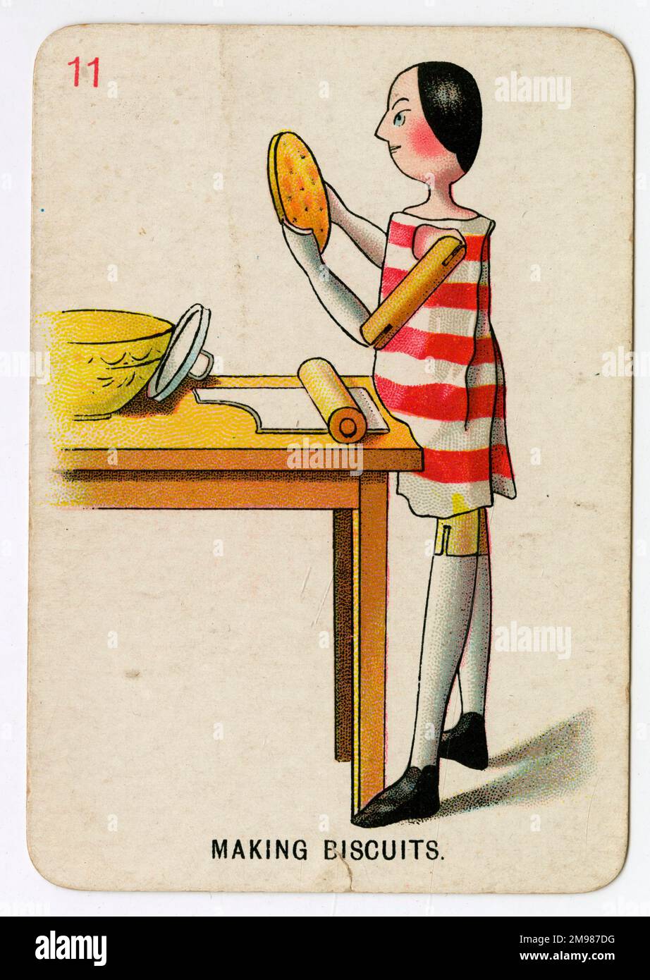 Biscuit making historical hi-res stock photography and images - Alamy
