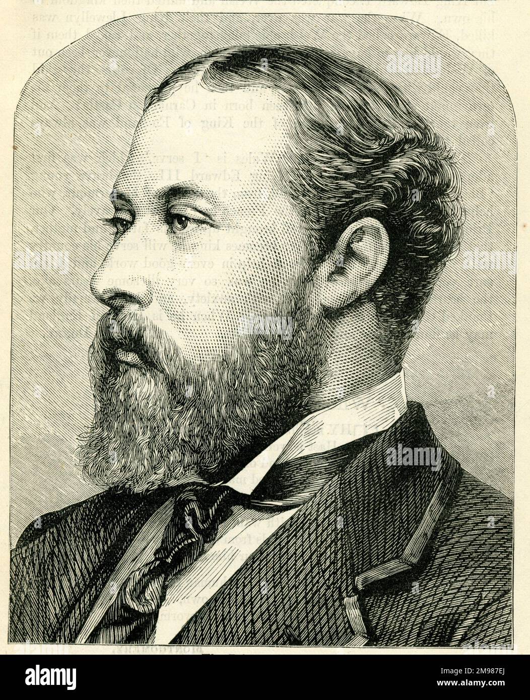 Edward, Prince of Wales (later King Edward VII Stock Photo - Alamy