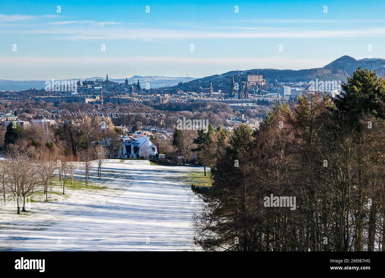 Edinburgh, Scotland, UK, 17th January 2023. UK Weather: cold and frosty ...