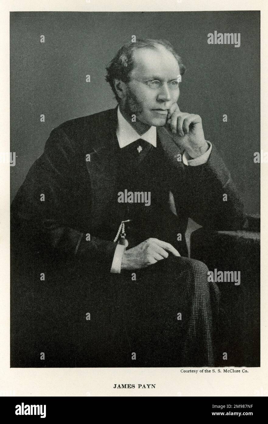 James Payn (1830-1898), English novelist and editor Stock Photo - Alamy