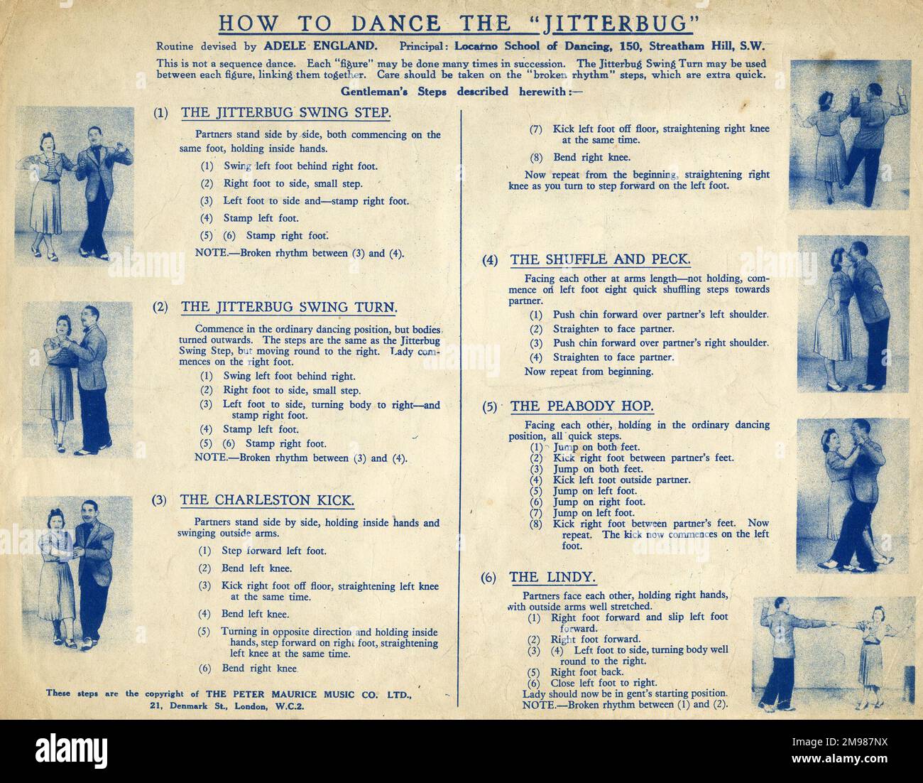 Couple dancing shuffle dance hi-res stock photography and images - Alamy