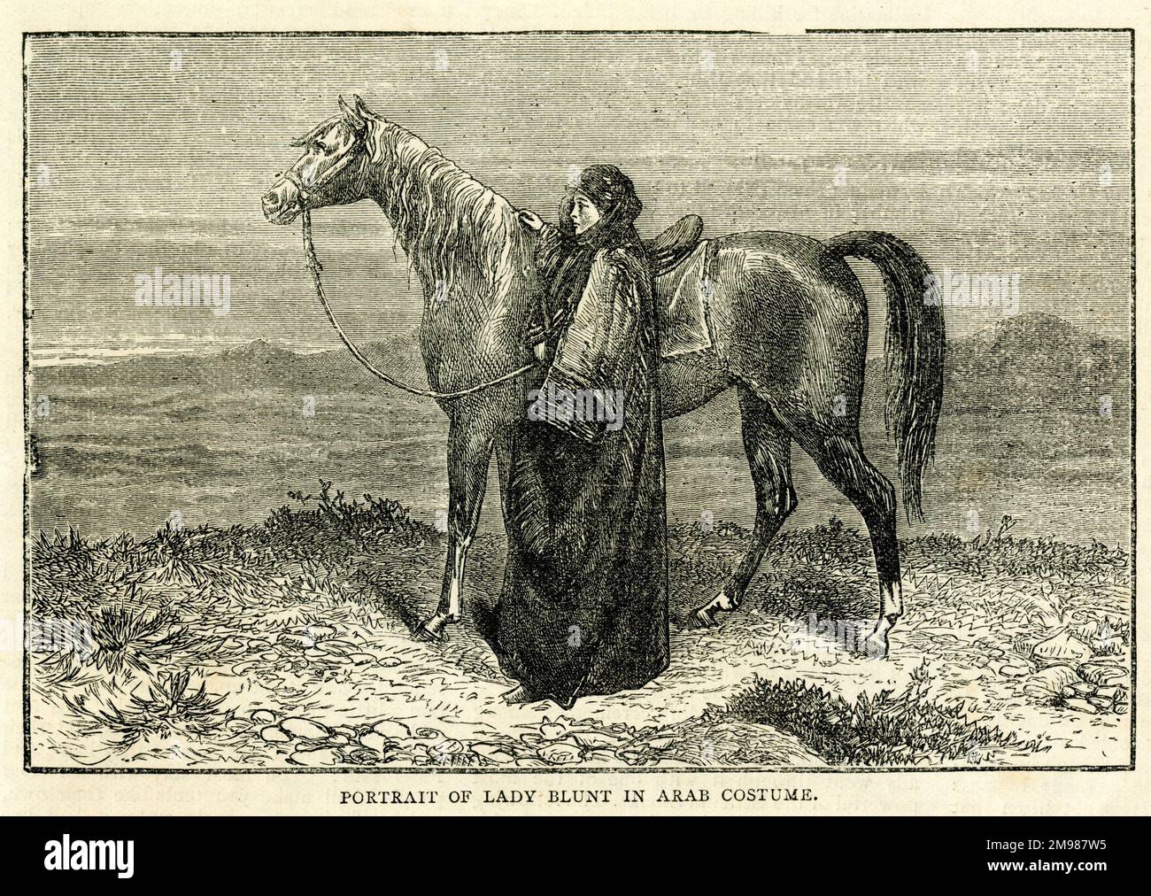 Lady Anne Blunt, 15th Baroness Wentworth (1837-1917), English traveller ...