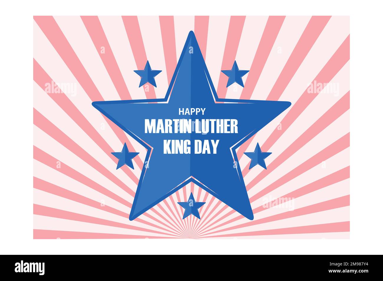 Vector Illustration of stylish text for Martin Luther King Day ...