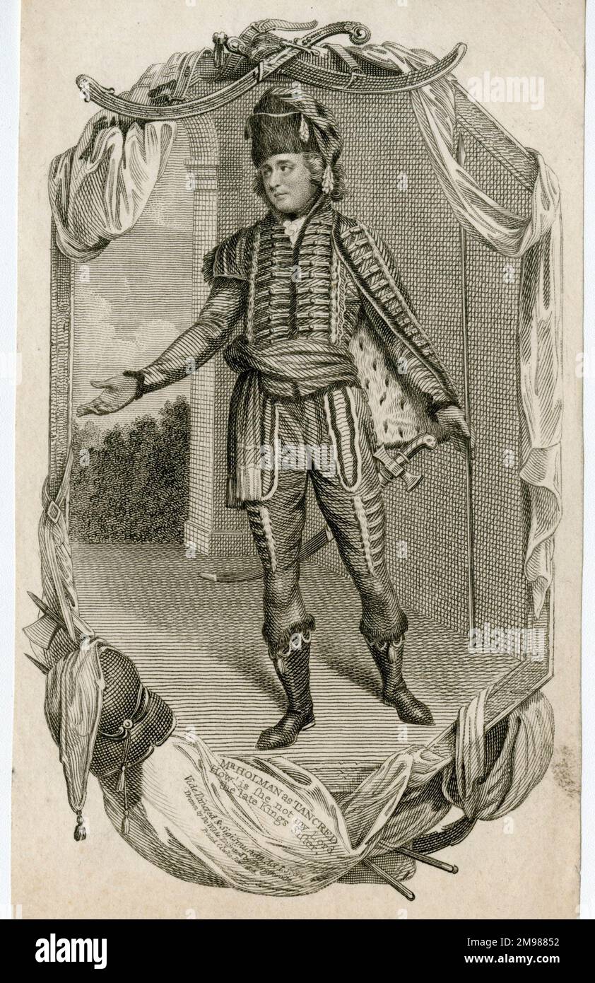 Joseph George Holman (1764-1817) in the role of Tancred, in the tragic ...