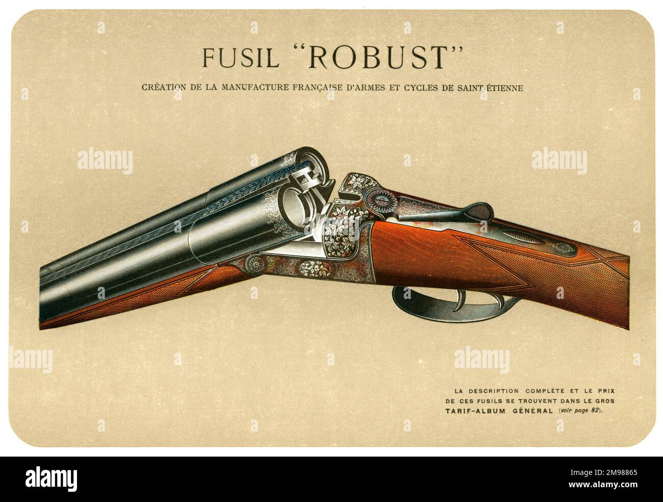 Robust gun by Mimard & Blachon Stock Photo - Alamy