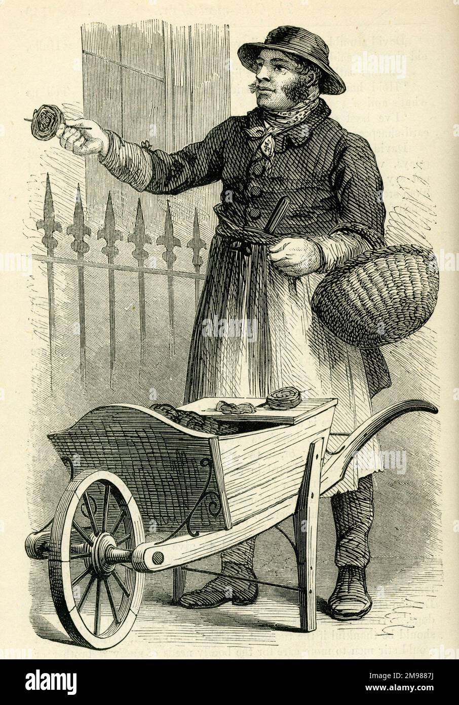 Occupations 1882 - The Cats Meat Man Stock Photo - Alamy