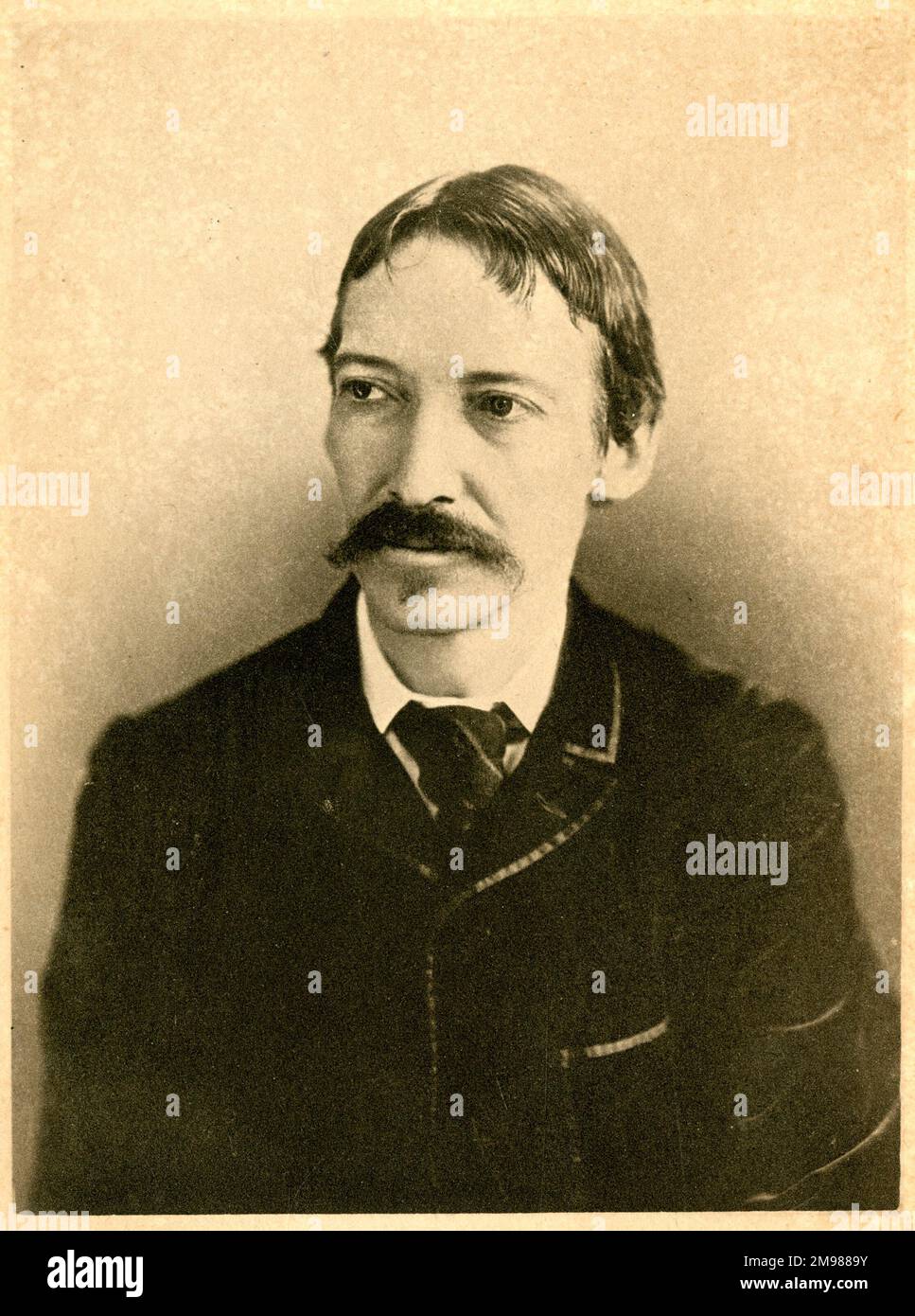 Robert Louis Stevenson (1850-1894), Scottish writer and traveller Stock ...