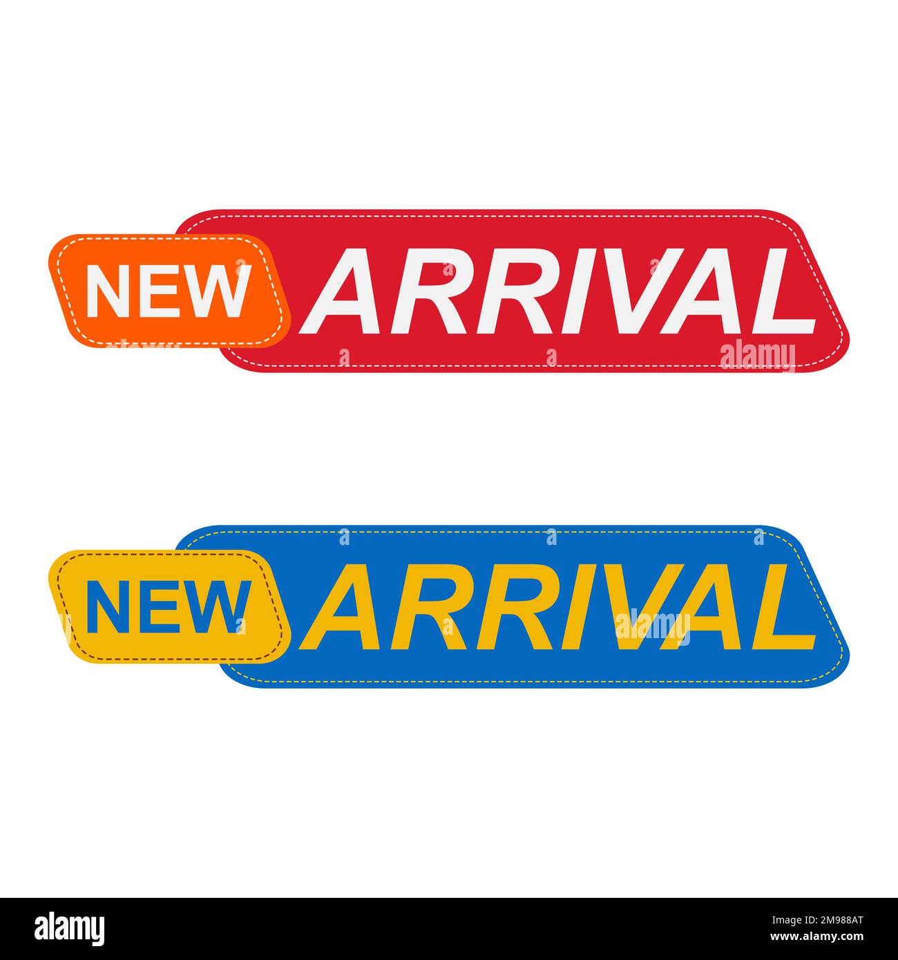 A vector illustration of new arrival product label tag collection set ...