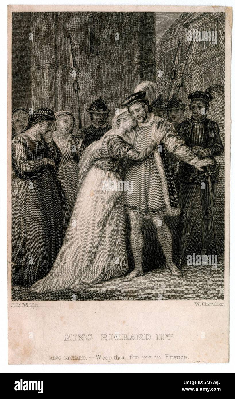 Shakespeare - King Richard II - Weep thou for me in France Stock Photo ...