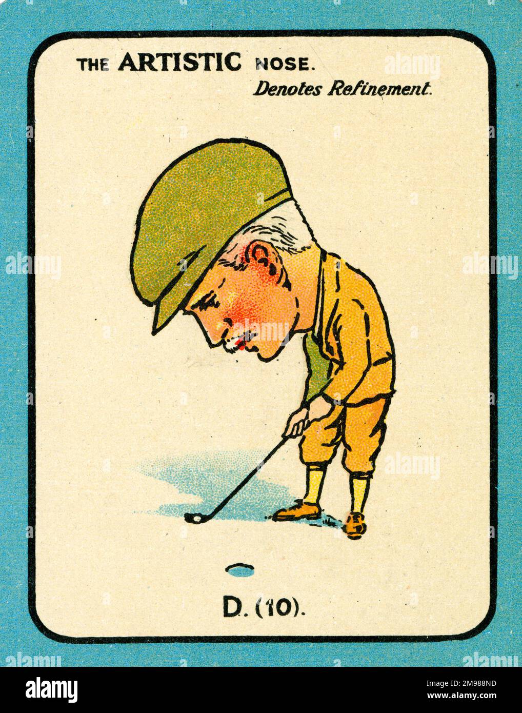 The Nose Game - Artistic Nose D10, Denotes Refinement Stock Photo - Alamy