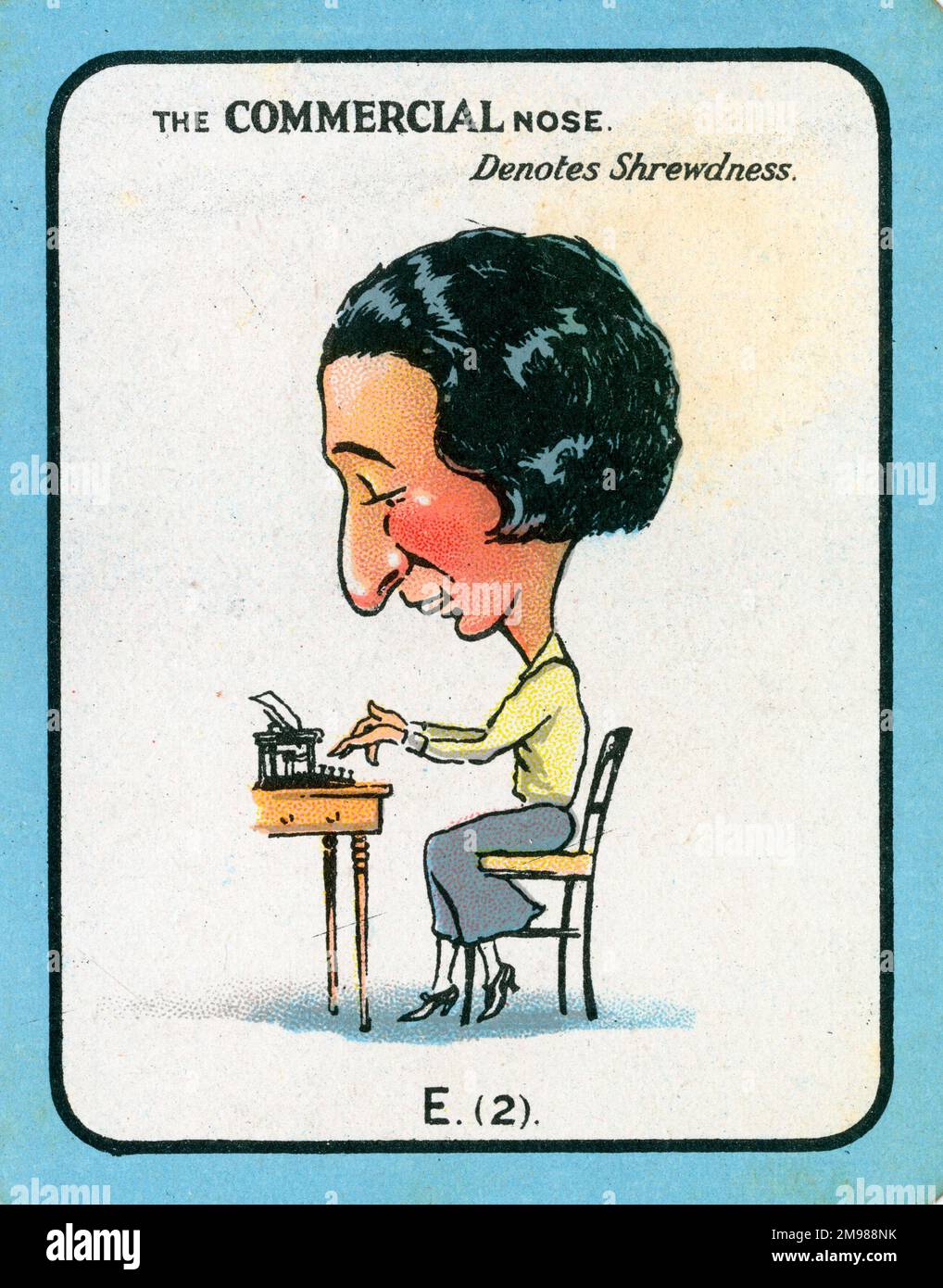 The Nose Game - Commercial Nose E2, Denotes Shrewdness Stock Photo - Alamy