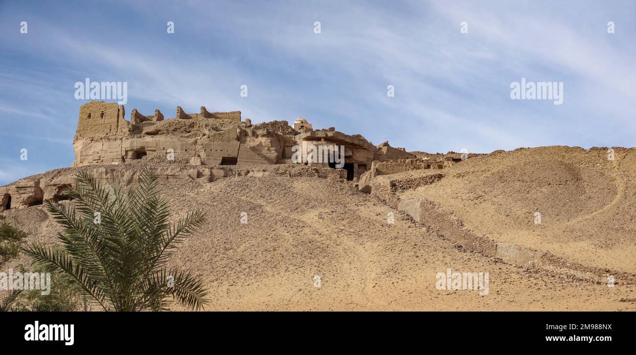 Tombs of The Nobles Aswan, Upper Egypt Stock Photo - Alamy