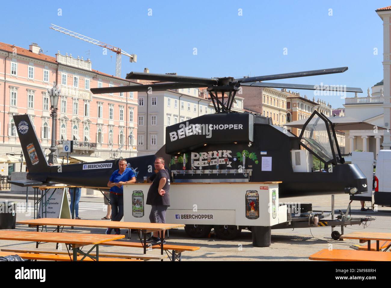 Customers start propping up the bar at the Beer Chopper, Via Roma ...